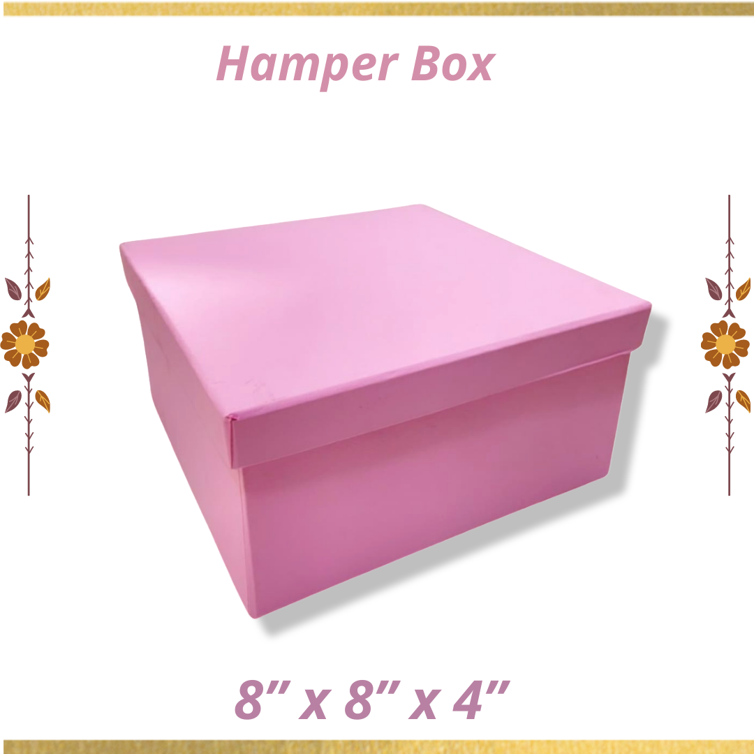 Plain Hamper Box (8” x 8” x 4”) – Packageworld