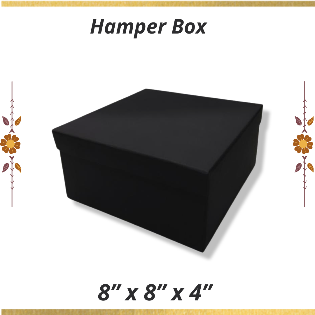 Plain Hamper Box (8” x 8” x 4”) – Packageworld